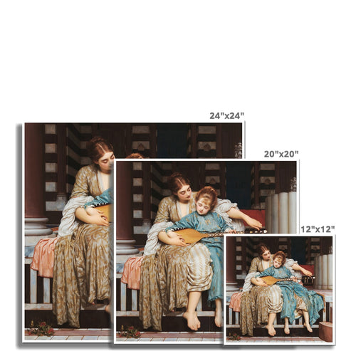 Music Lesson by Frederic Leighton | Buy Fine Art Prints Online ...